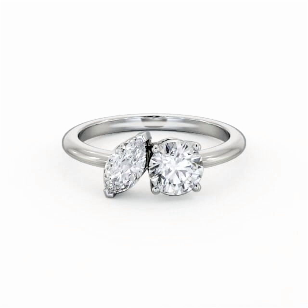 Bella Jewelry 1.3 Ct Brilliant Round Cut Engagement Ring – 14K White ...