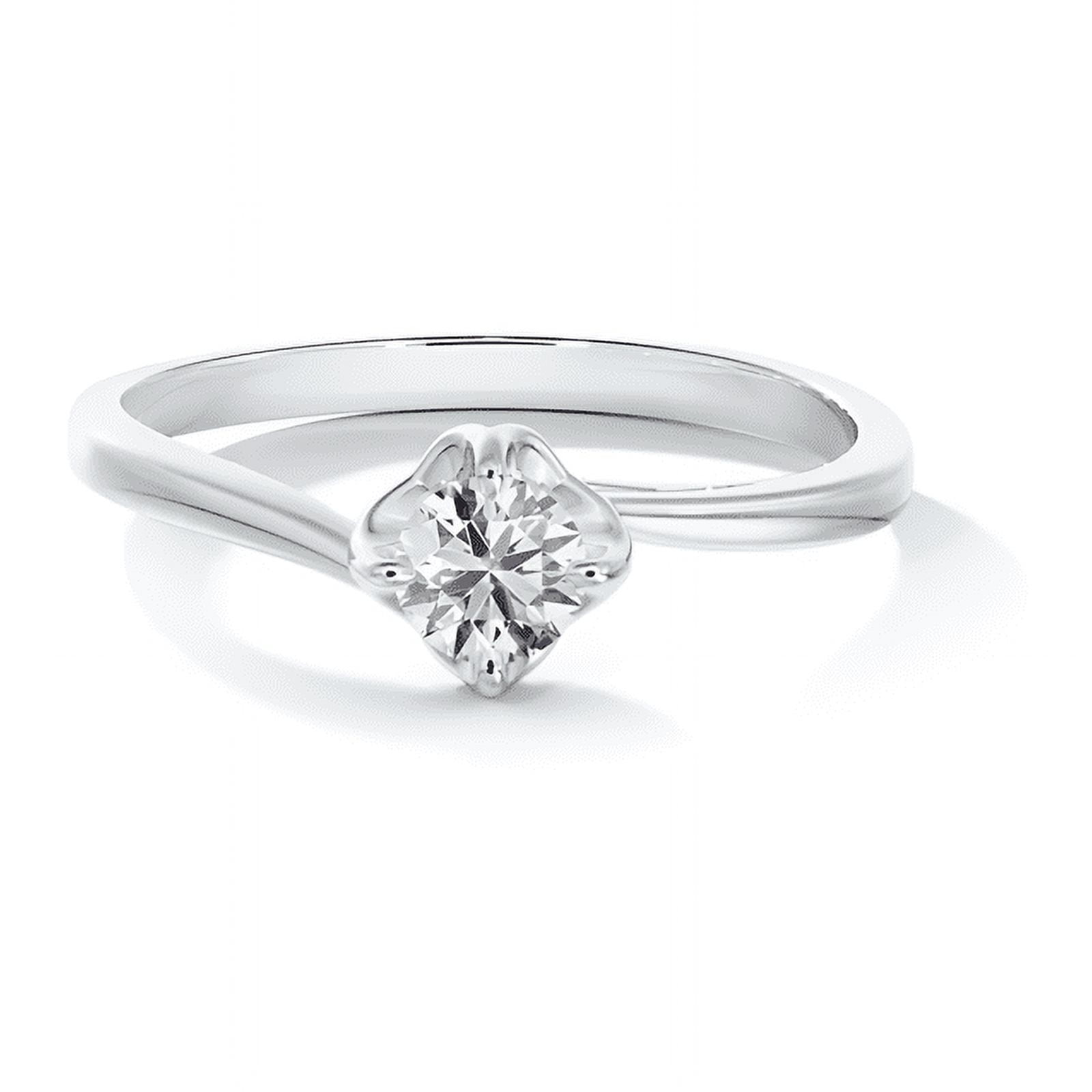 Bella Jewelry 1.62 Ct Round Cut Moissanite Engagement Ring for Her ...