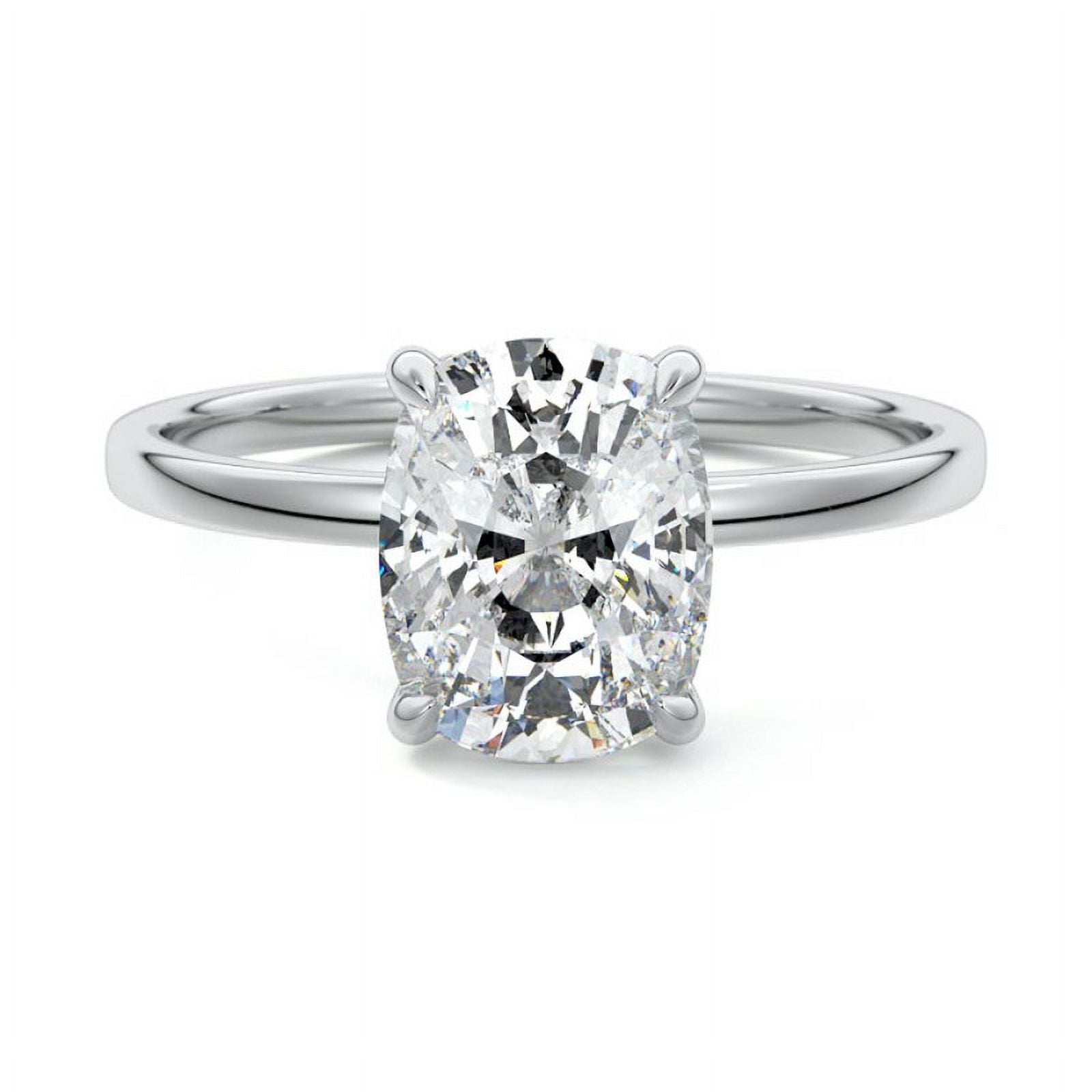 Bella Jewelry 1.69 Ct Cushion Cut Excellent Moissanite Ring - Ring in ...