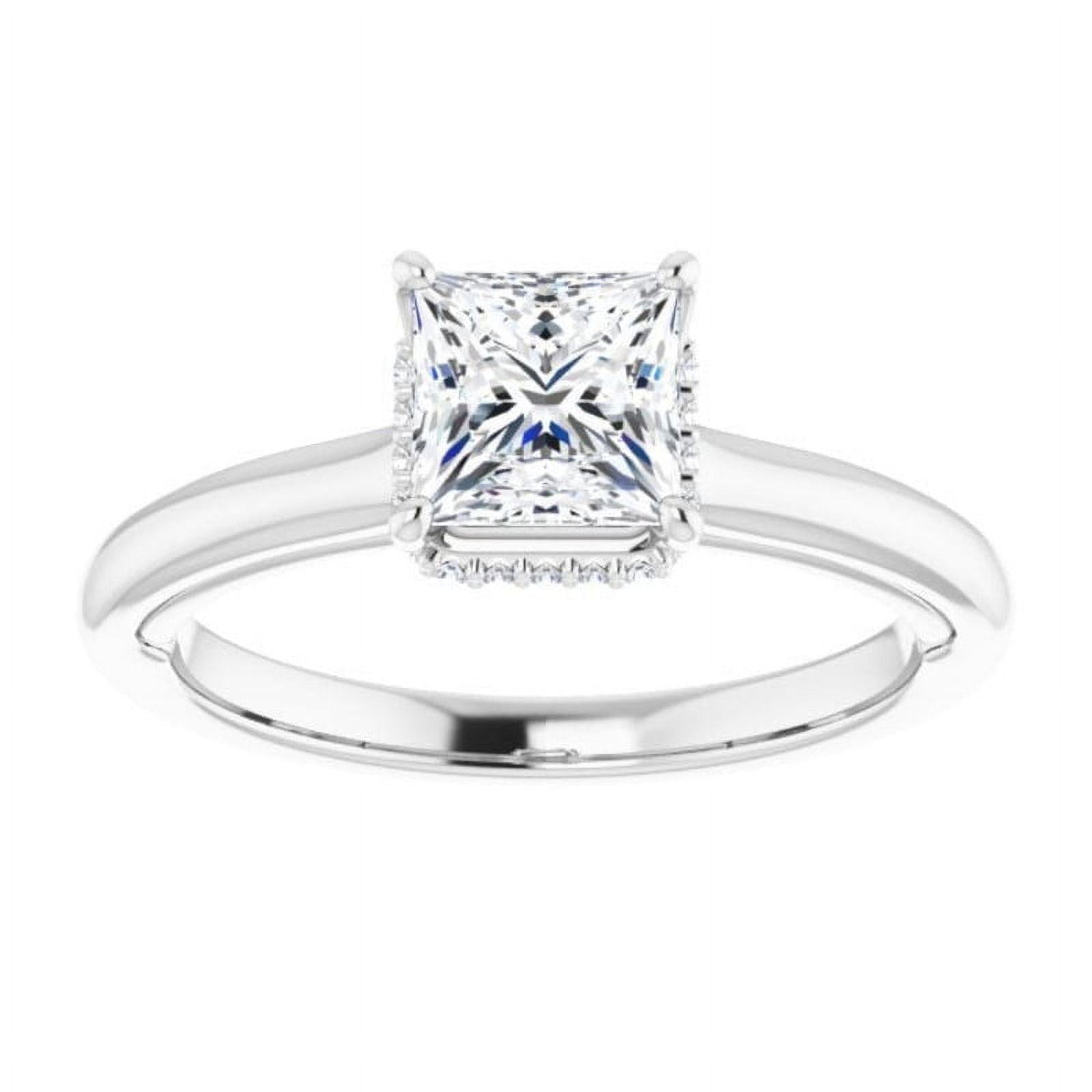 Bella Jewelry 1.92 Ct Princess Cut Moissanite Wedding Ring - Stamped ...
