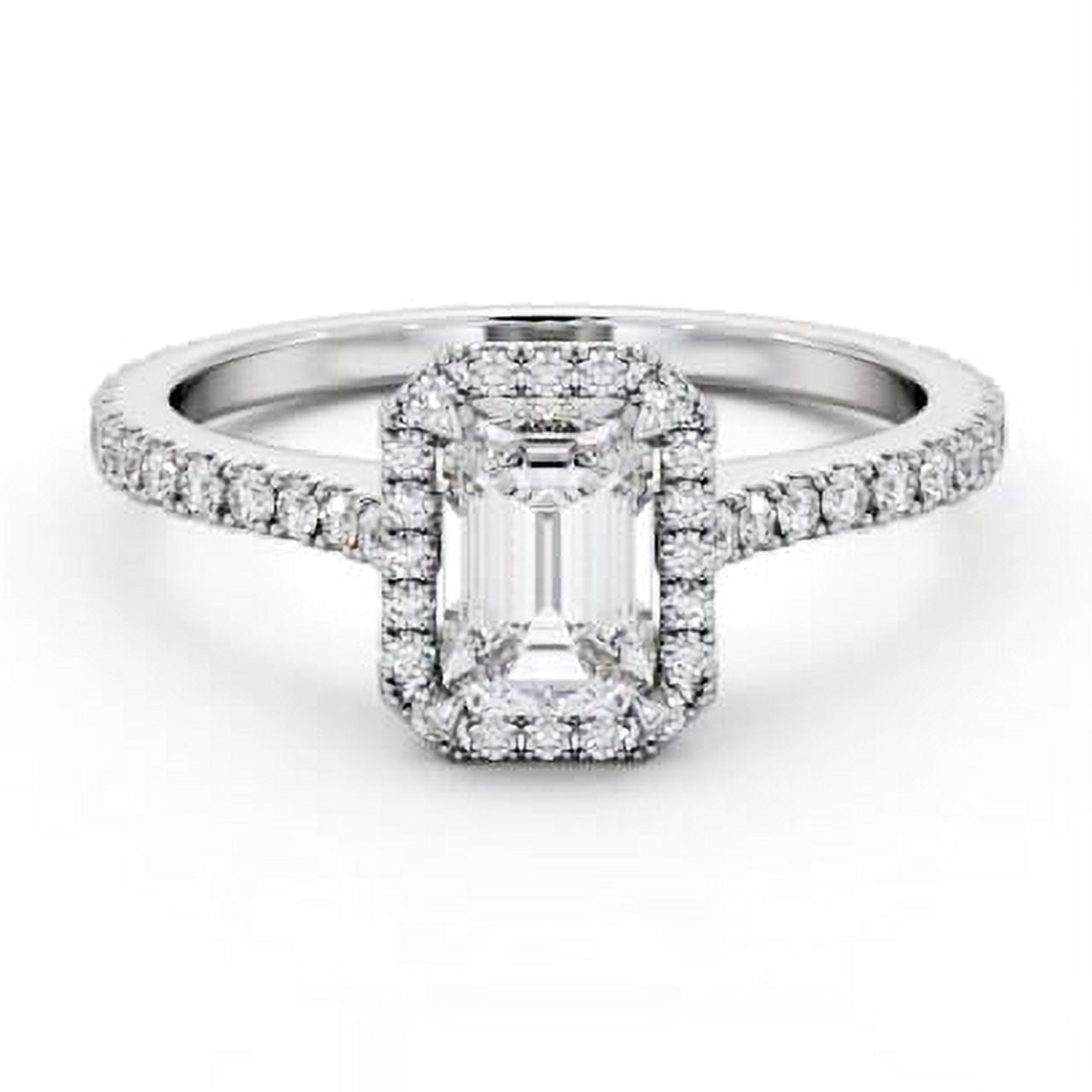 Bella Jewelry 2.1 Ct Emerald Cut Moissanite Engagement Ring – Solitaire ...