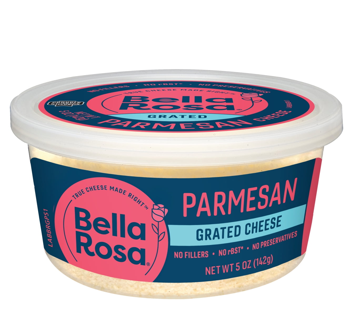 Bella Rosa Grated Parmesan Cheese, 5 oz - Walmart.com