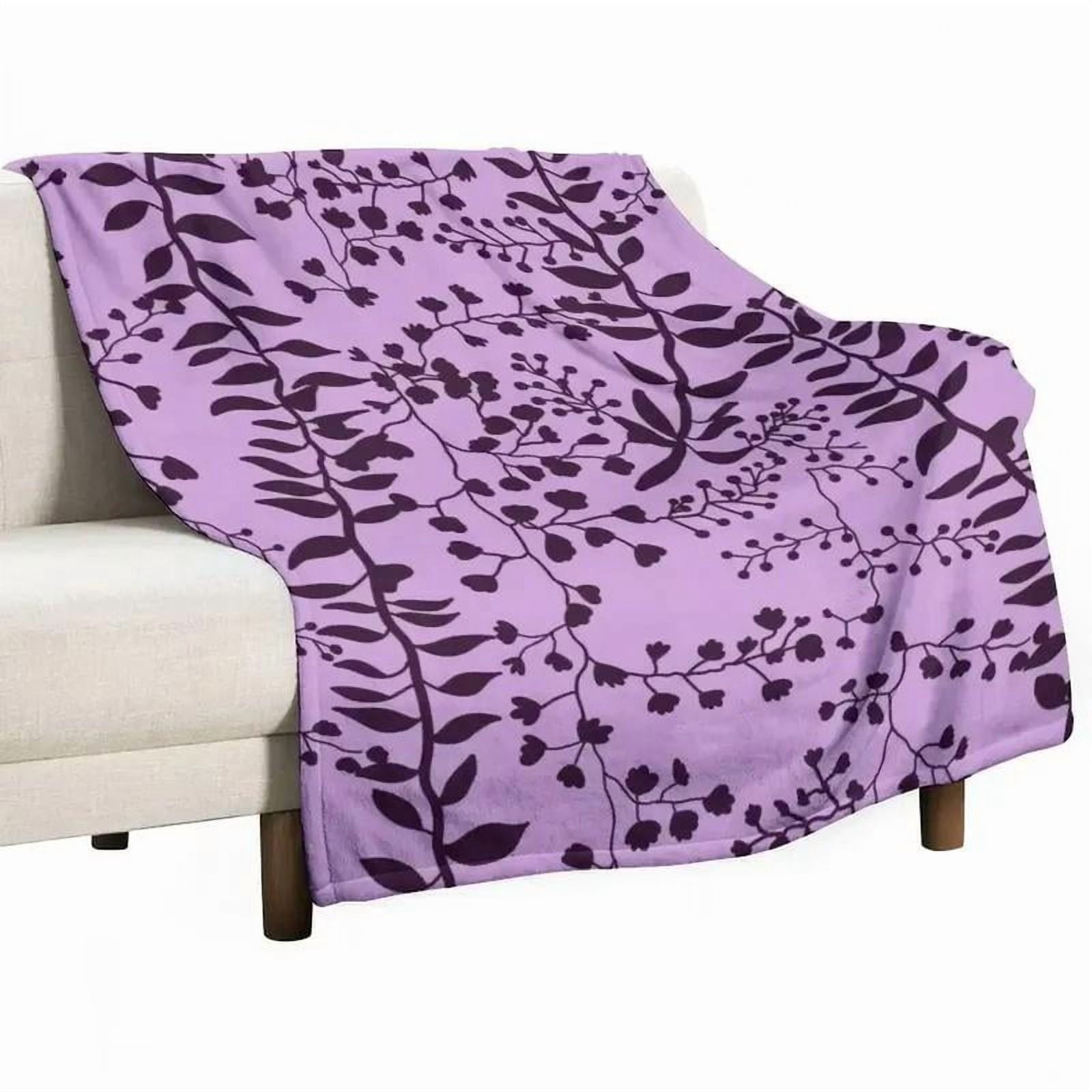 Bella Swan Lavender Freesia Throw Blanket Retros Bed covers ...