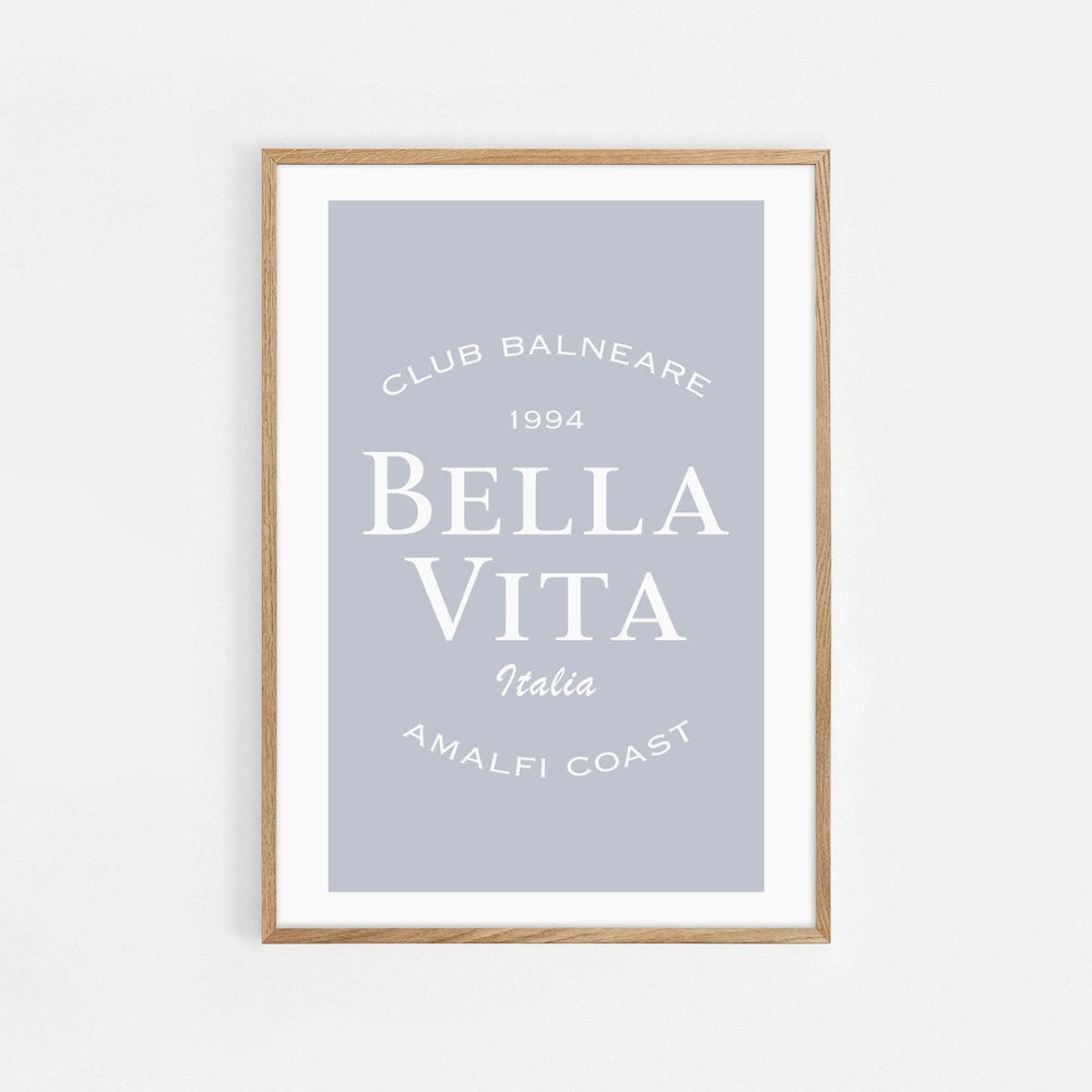 Bella Vita, Italian Trendy Print, Italian Beach Club & Beach, Club ...