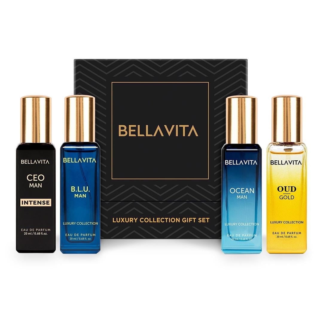 Bella Vita Luxury Collection Eau De Parfum Gift Set 4 x 20ml for Men ...