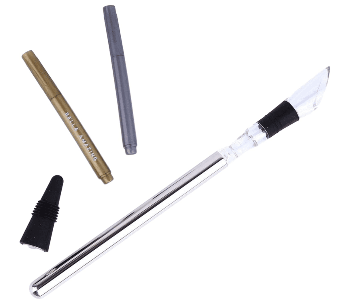 Bella Wine Chillers - Set of Stainless Steel Wine Chiller Stick, 2 Wine ...