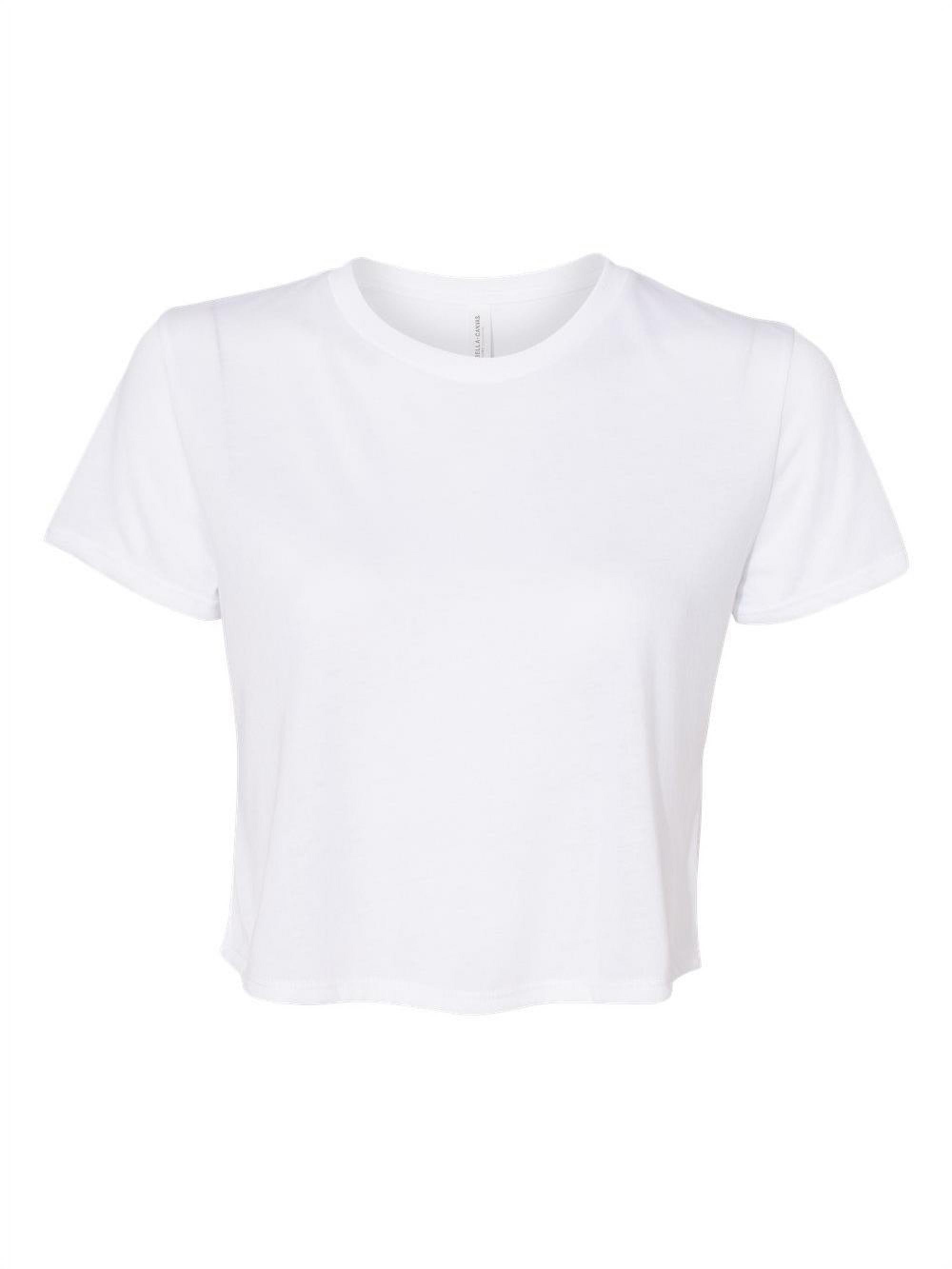 BellaCanvas Women's Flowy Cropped Tee - Walmart.com