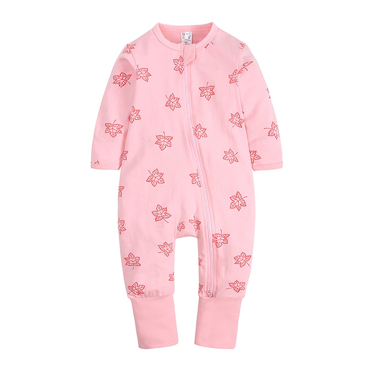 Bellafa Baby Zip-Up Footed and Footless Sleeper with 2-Way Zipper ...