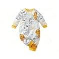 Bellafa Newborn Baby Boys Cotton Romper Onesies Infant Long Sleeve One ...