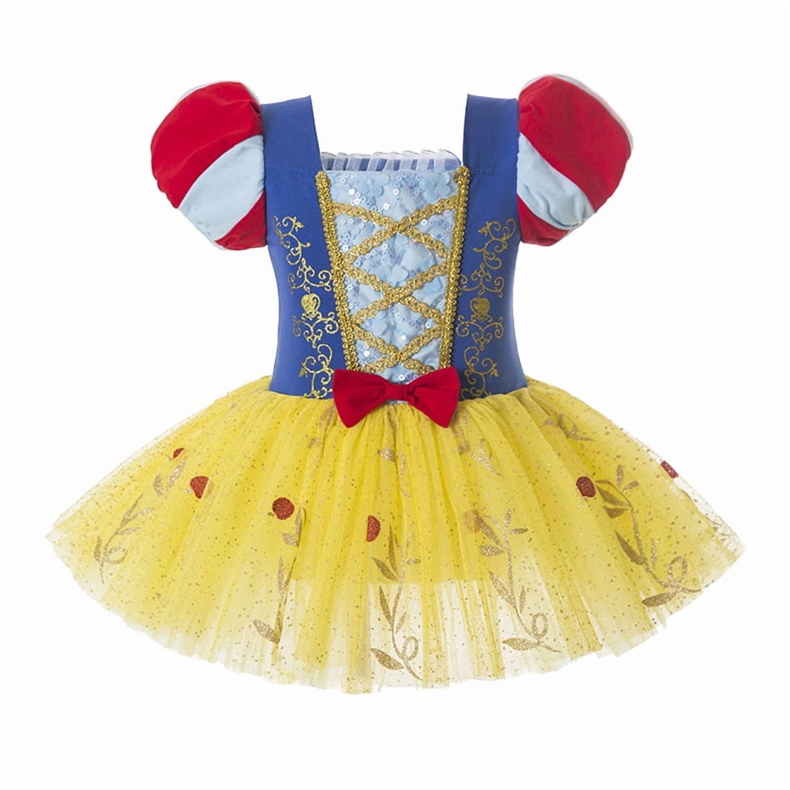Bellafa Princess Leotards for Girls Ballet Dance Tutu Skirted Ballerina ...