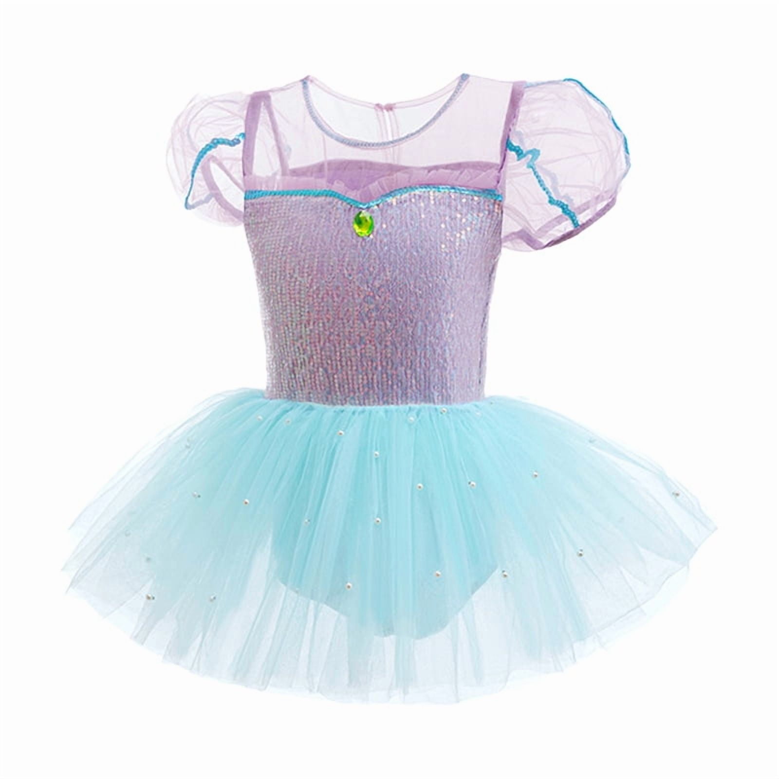 Bellafa Princess Leotards for Girls Ballet Dance Tutu Skirted Ballerina ...