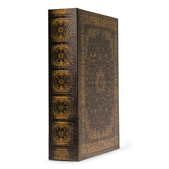 Bellagio-Italia Leather Book Box - CD/DVD Storage - 64 Disc Capacity ...