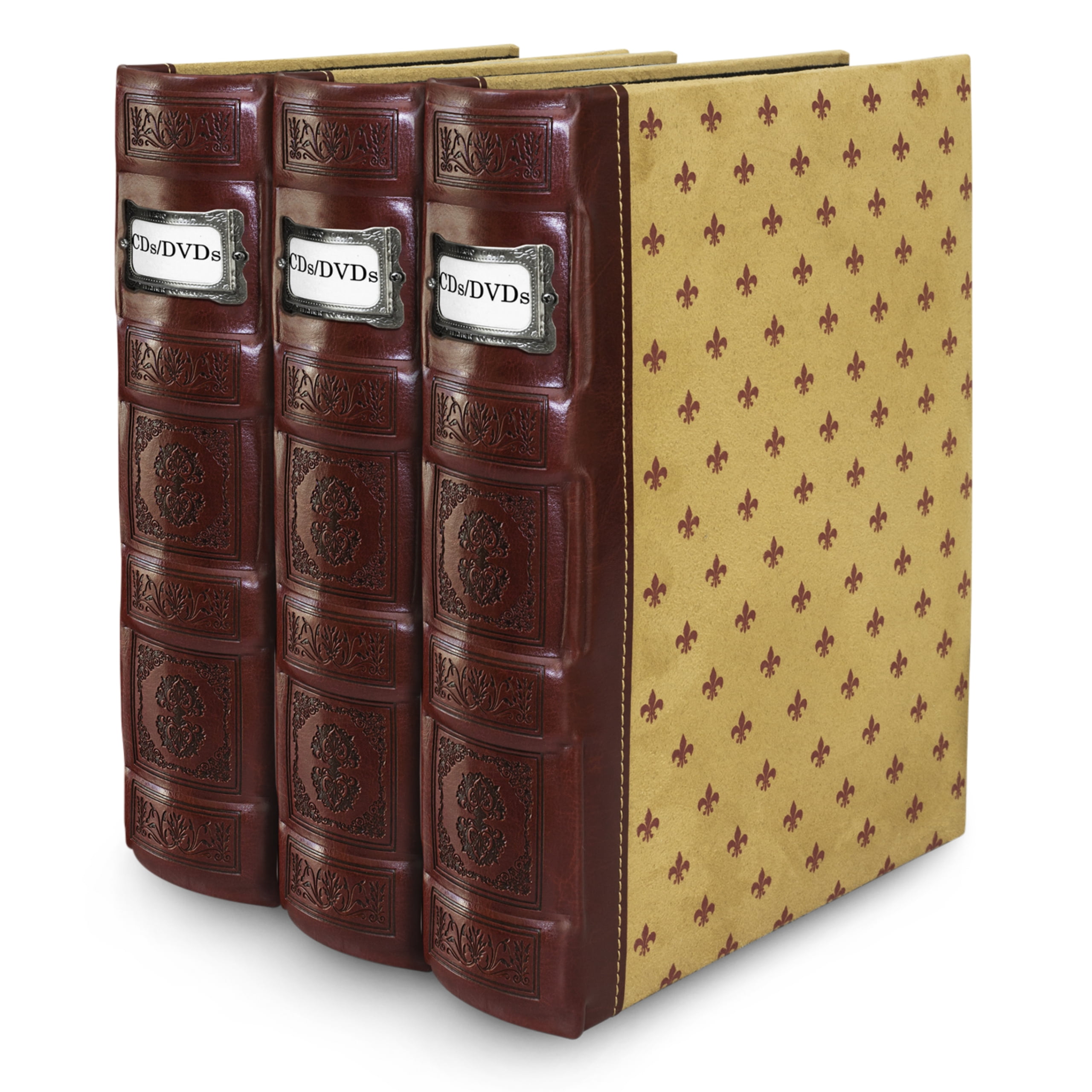 Bellagio-Italia Tuscany CD/DVD Storage Binder - Crimson Red - Leather ...