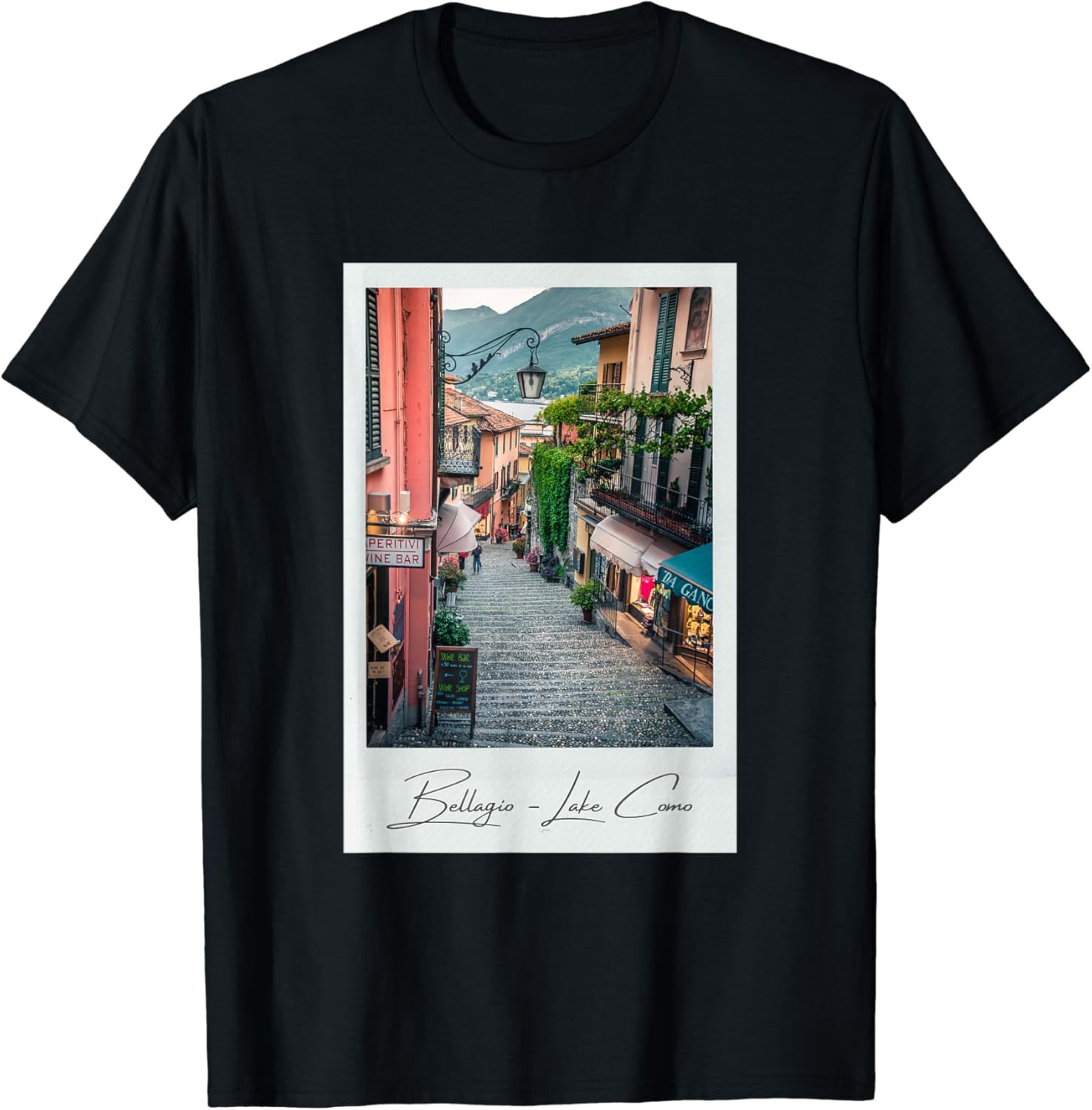 Bellagio Lake Como Italy Frames T-Shirt - Walmart.com