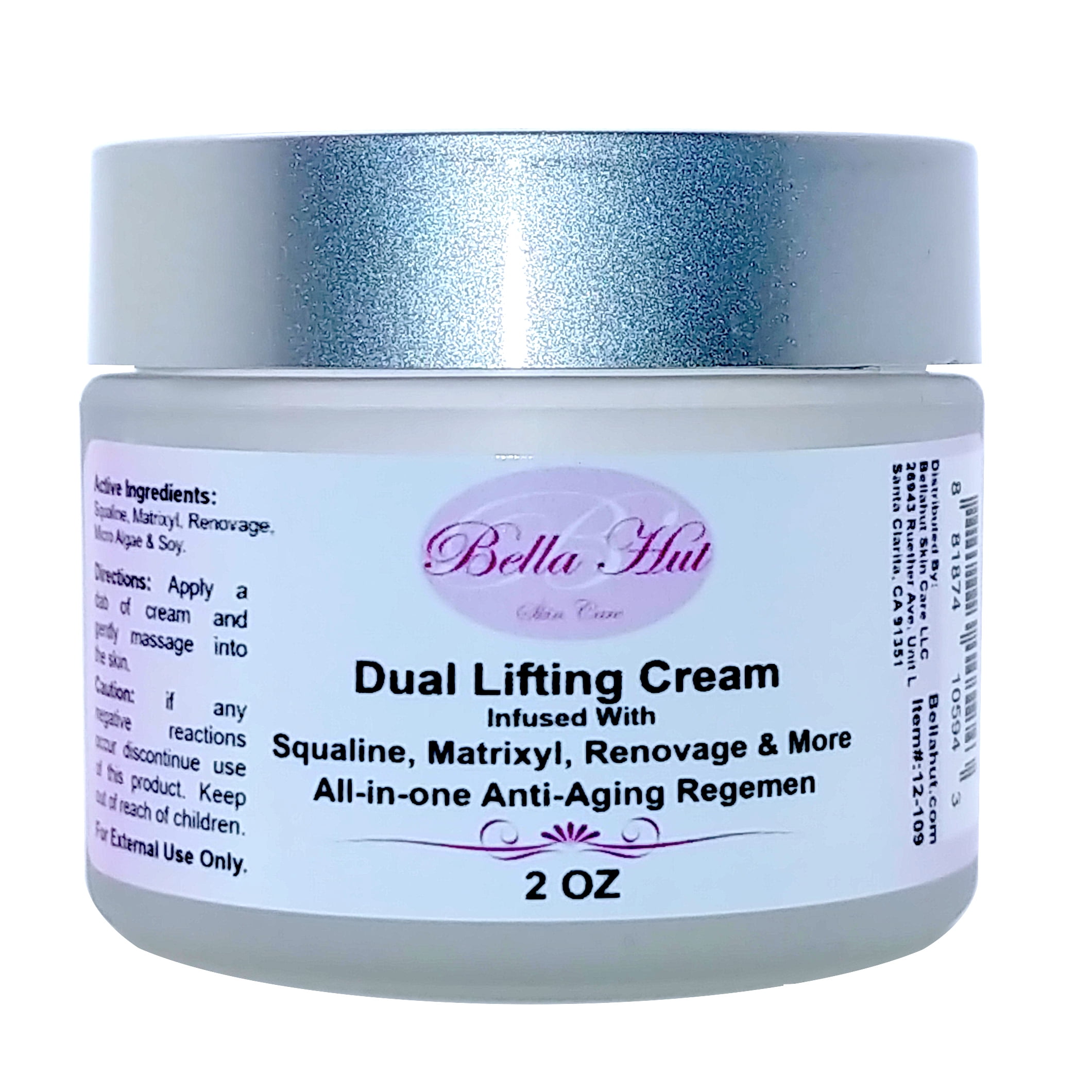 Bellahut Skin Care's Dual Lifting Face Cream 2 oz with Squalane ...