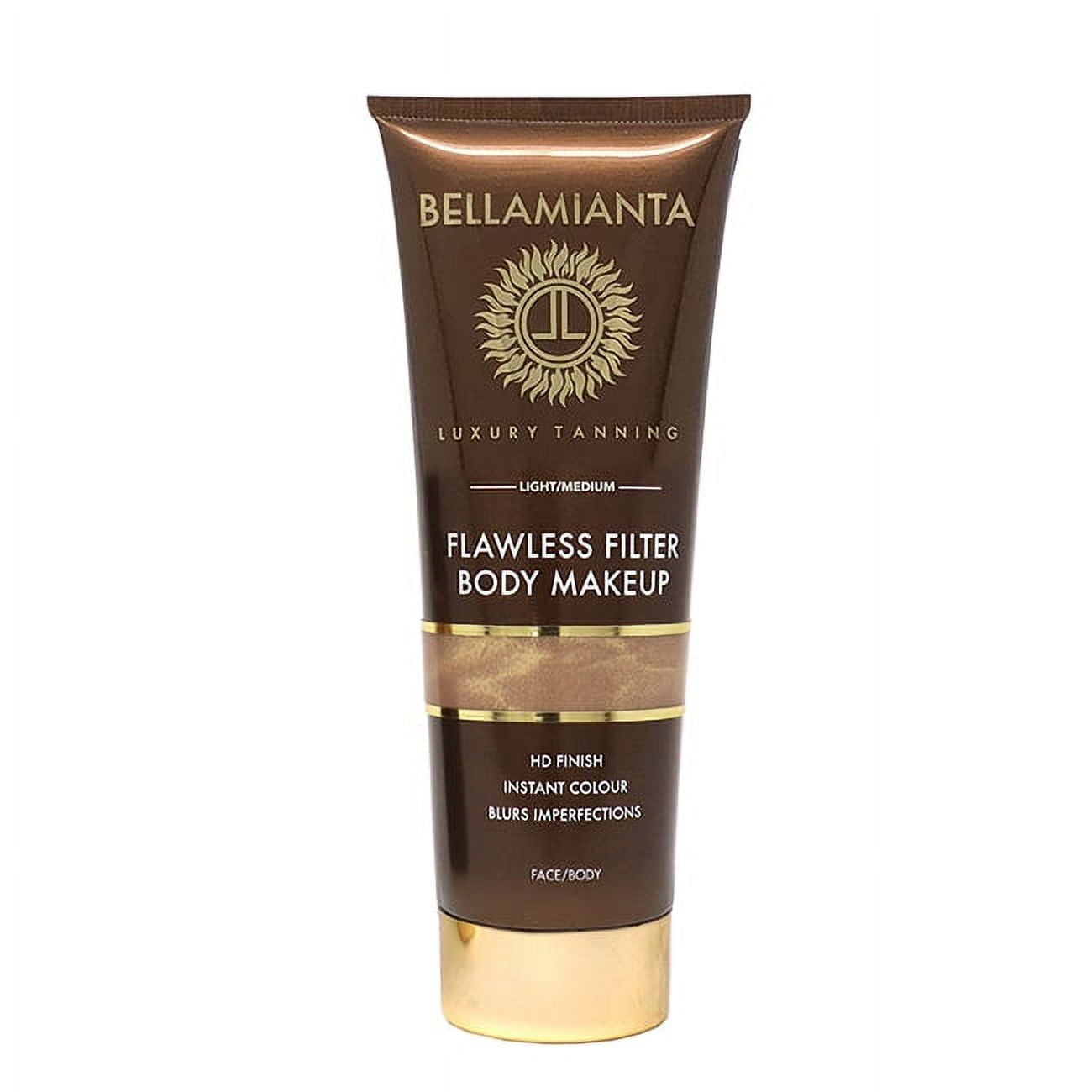 Bellamianta Flawless Filter Body Makeup - Light Medium Bronzer 3.38 oz ...