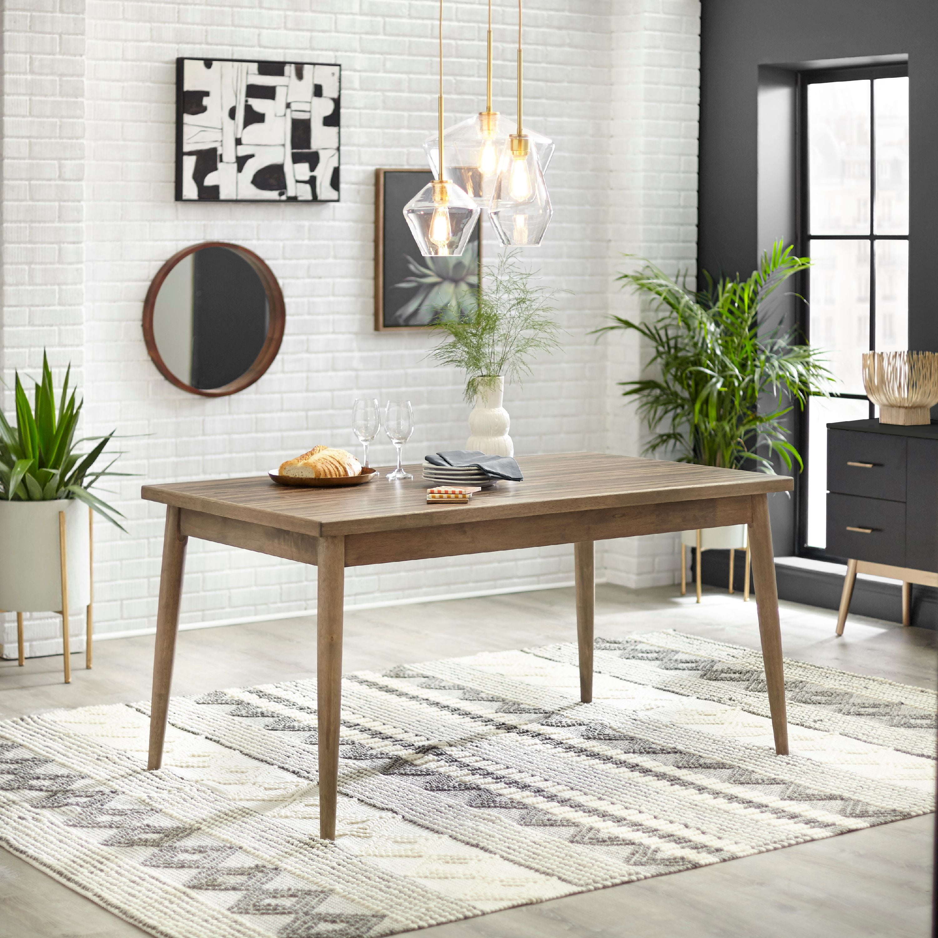 Bellamy Studios Frisco Mid-Century Dining Table, Walnut - Walmart.com