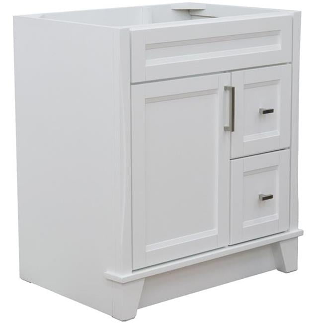 Bellaterra Home 400700-30-WH 30 in. Single Sink Vanity with Cabinet ...