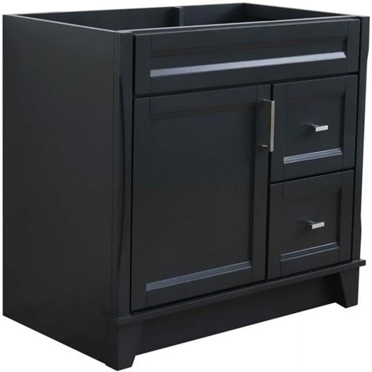 Bellaterra Home 400700-36L-DG 36 in. Single Sink Vanity with Cabinet ...