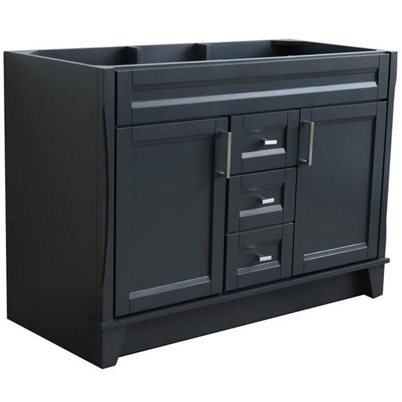 Bellaterra Home 400700-48D-DG 48 in. Double Sink Vanity with Cabinet ...