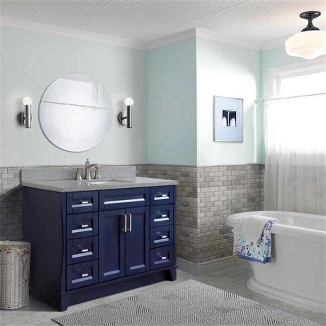 Bellaterra Home 400700-49S-BU-GYR 49 in. Single Rectangle Sink Vanity ...