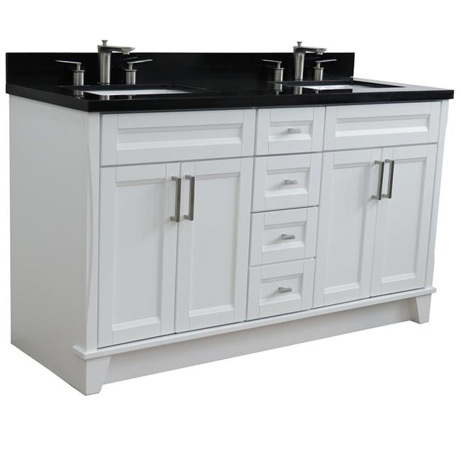 Bellaterra Home 400700-61D-WH-BGR 61 in. Galaxy Granite Rectangle Sink ...