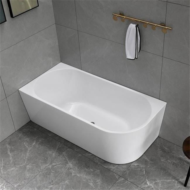 Bellaterra Home BA6845L 67 in. Freestanding Acrylic Deep Soaking ...