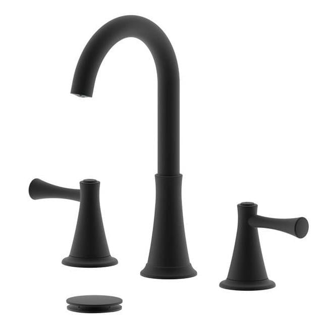 Bellaterra Home S8225-8-MB-WO Kassel Double Handle Widespread Bathroom ...