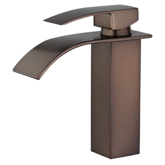 Bellaterra Home Santiago Single Handle Bathroom Vanity Faucet with ...