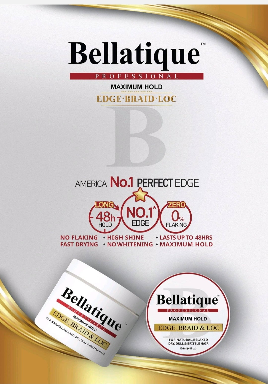 Bellatique edge, braid,&lock 4 fl oz - Walmart.com