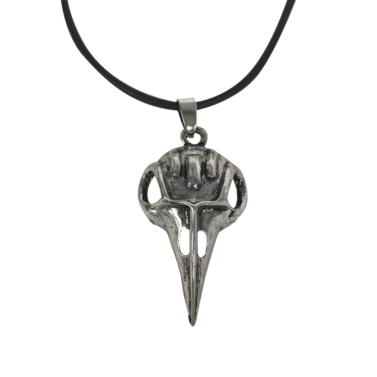 Bellatrix Lestrange Bird Skull Silver Pendant Necklace Harry Potter ...