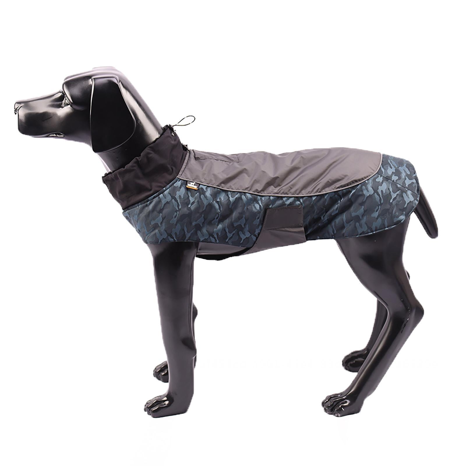 Bellaven Dog Waterproof Jacket Warm Large Dog Ribbon Reflective Warm ...