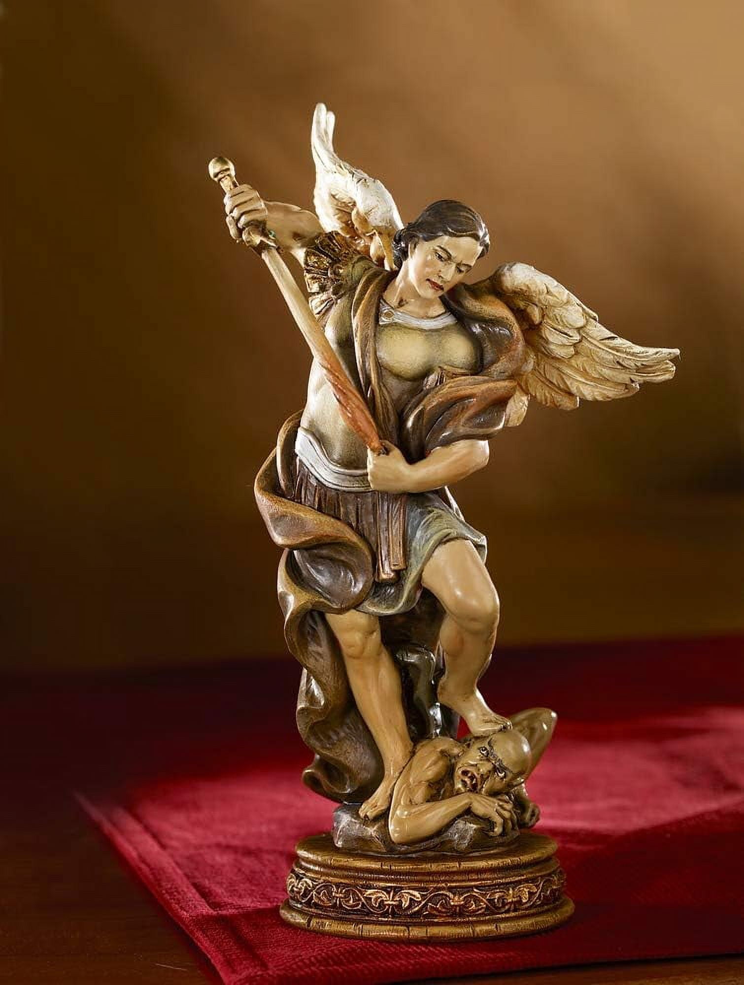 Bellavista Masters Collection Resin Statue, 6.5-Inch, Saint Michael ...