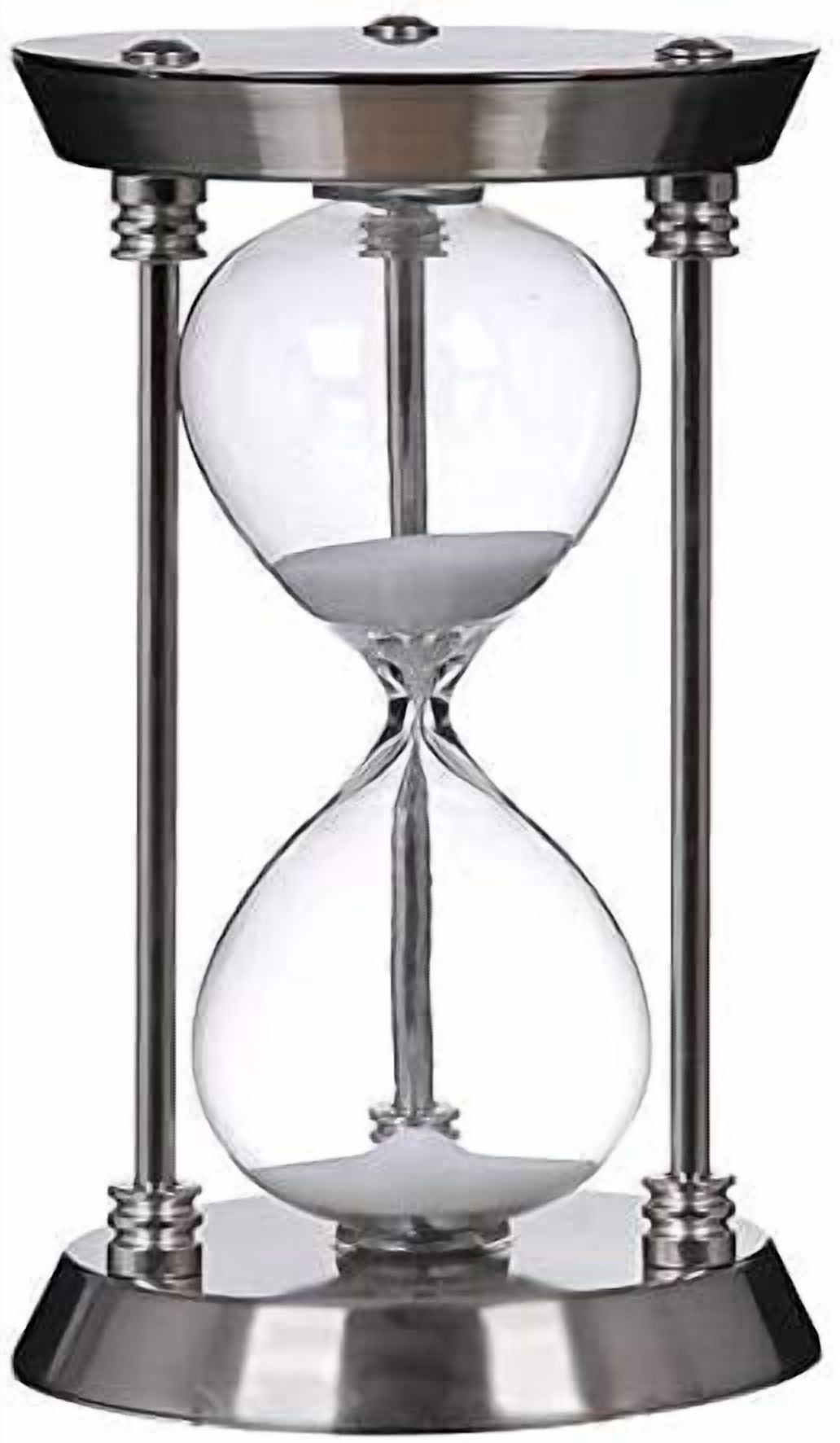 Bellaware 60 Minute Metal Hourglass Sand Timer, Decorative Large Size ...