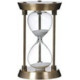 Bellaware 60 Minute Metal Hourglass Sand Timer, Decorative Large Size ...