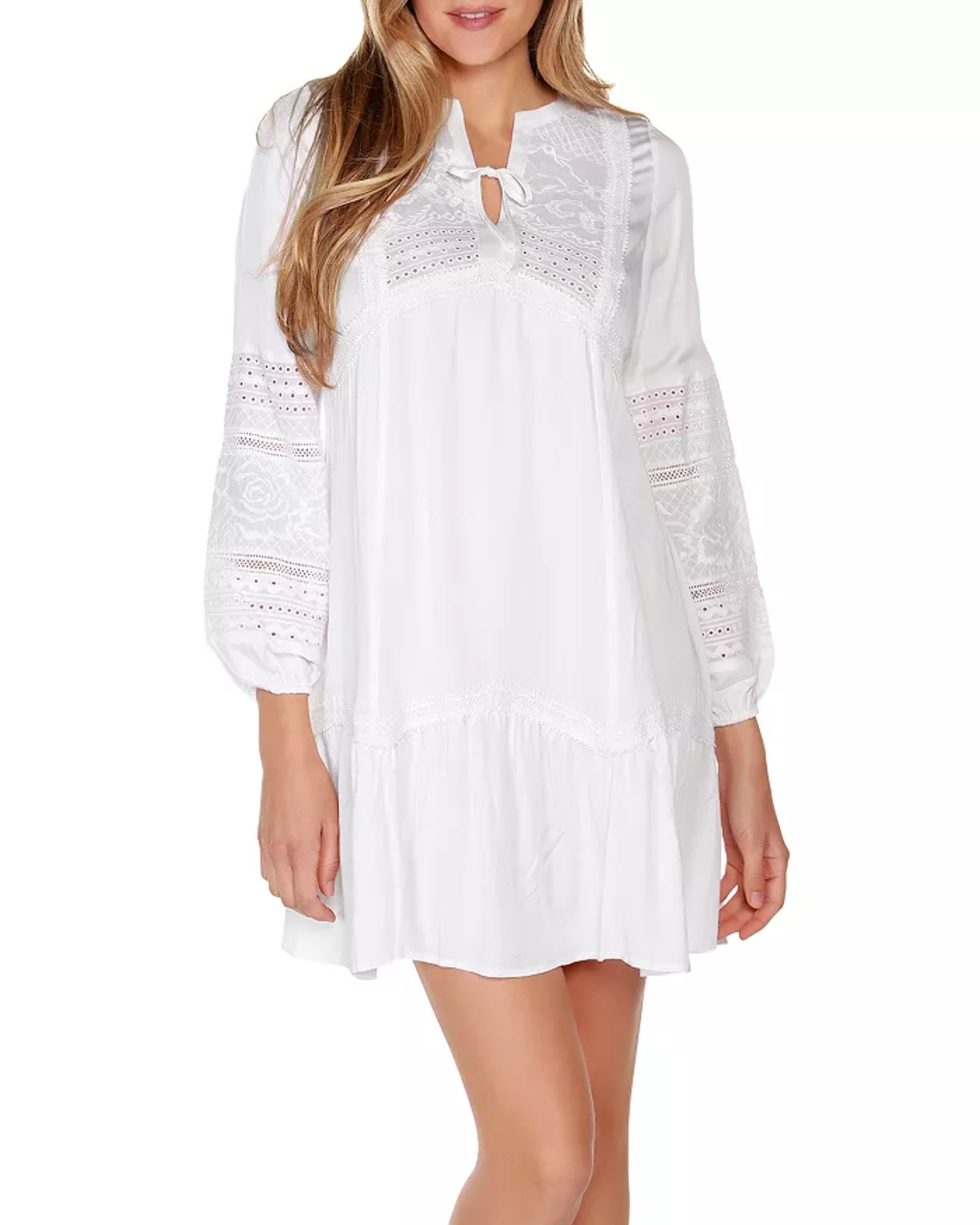Belldini Boho Lace Dress - Walmart.com