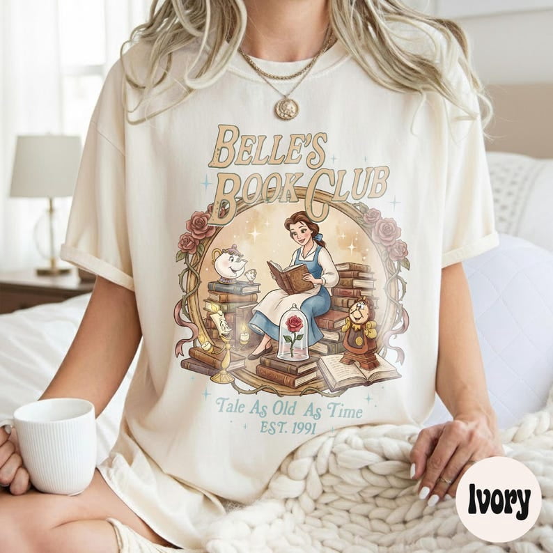 Belle Book Shirt, Beauty and the Beast Shirt, Tale as Old as Time Shirt ...