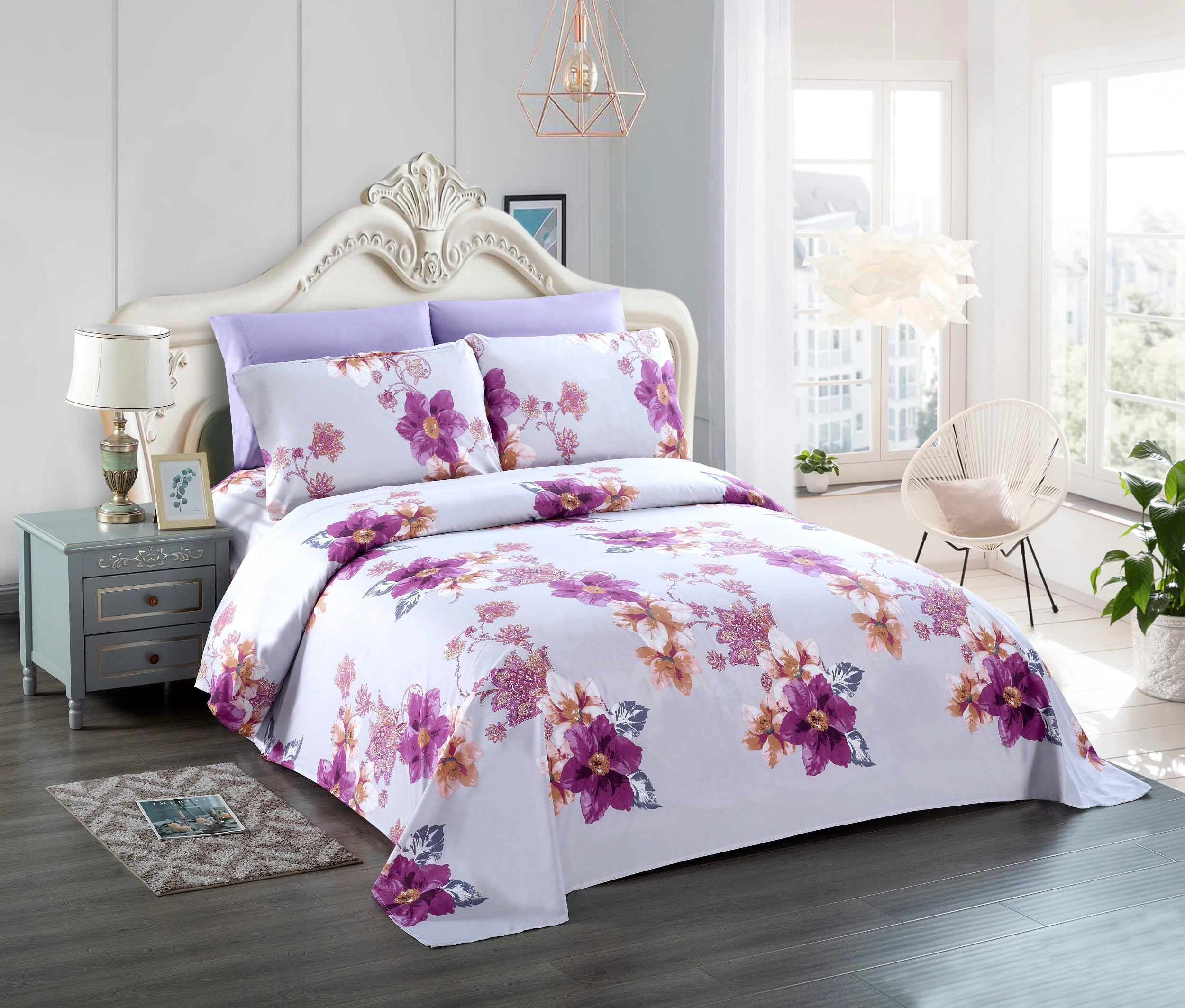 Belle Haven 6 Piece Sheet Set Bedding Sets - Walmart.com