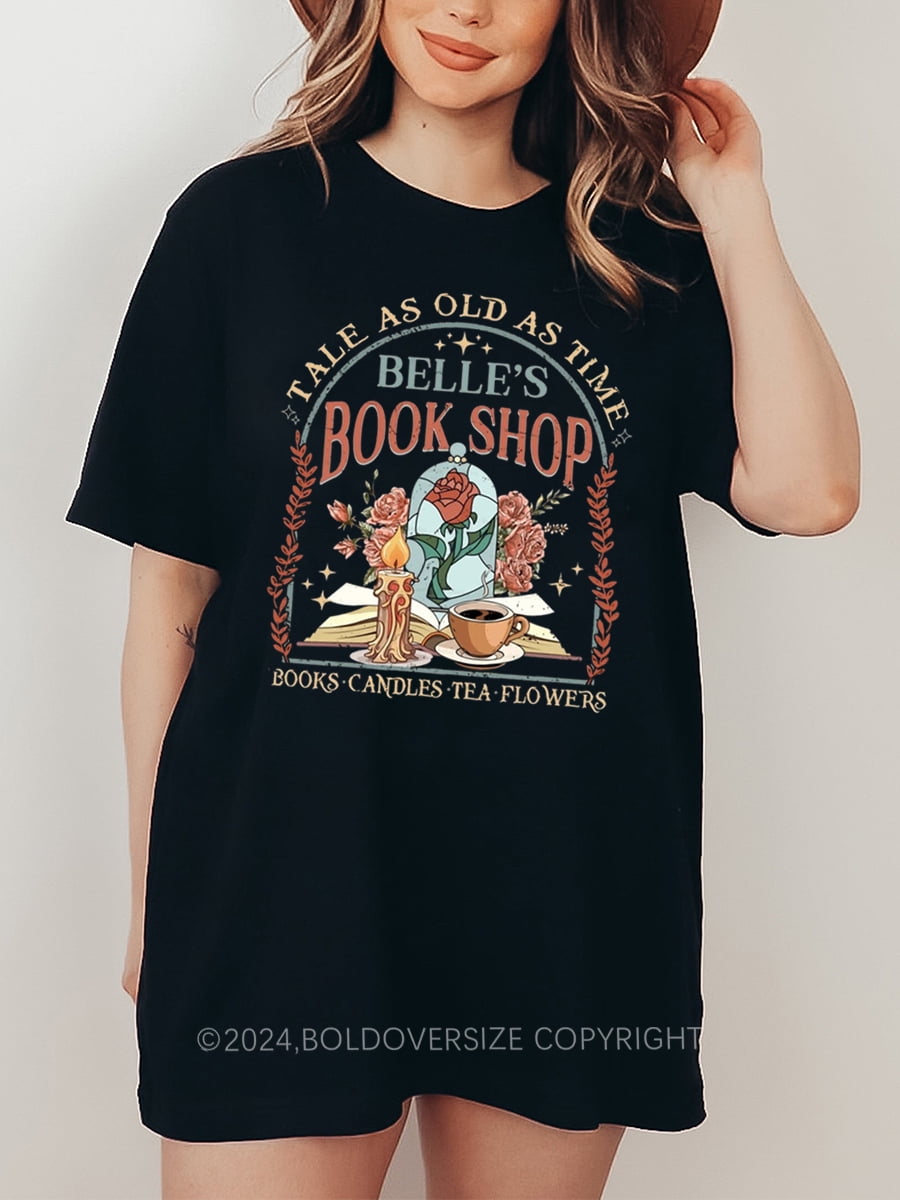 Belle'S Book Shop Tee - Walmart.com