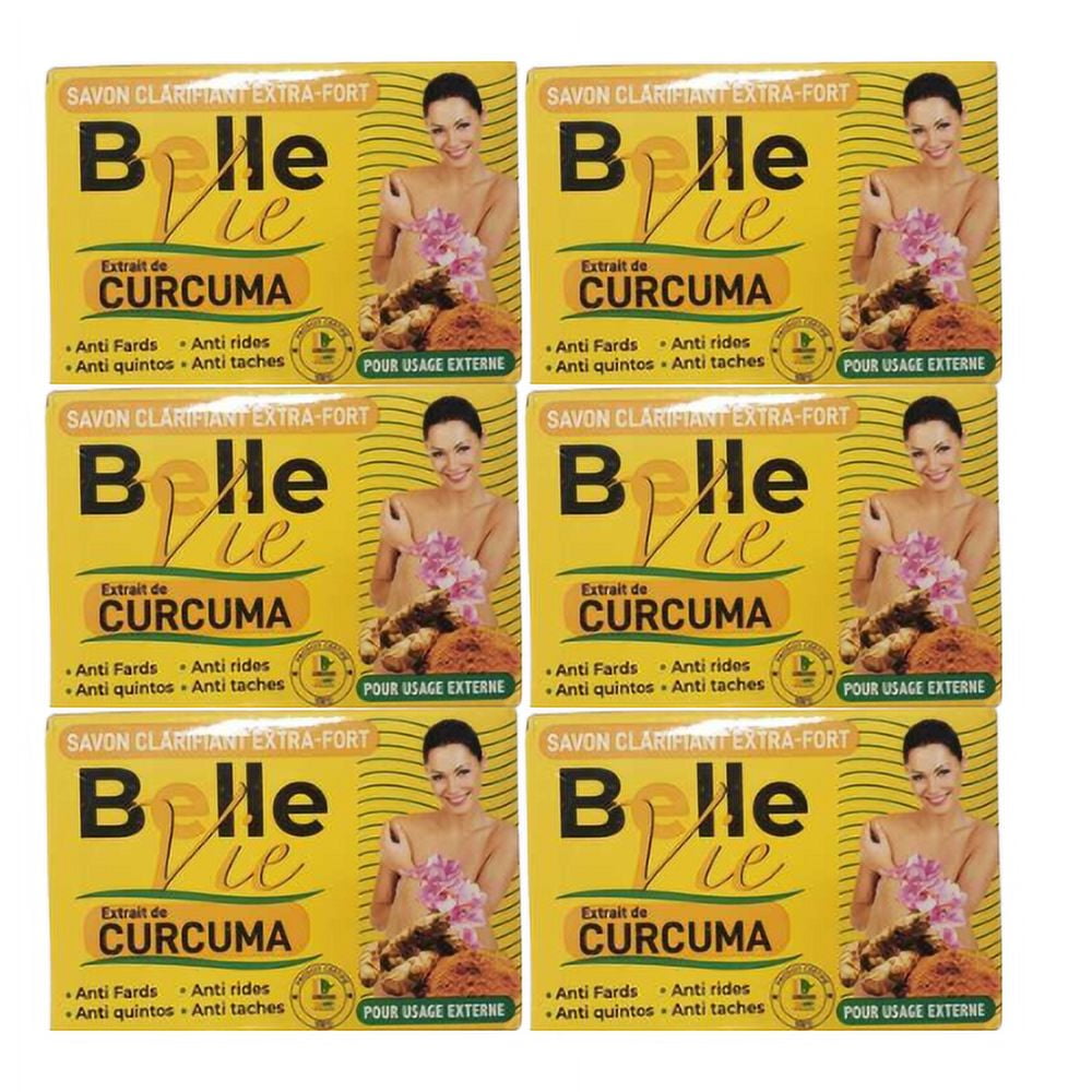 Belle View Turmeric Bath Soap, 225g (Pack of 6) - Walmart Business Supplies
