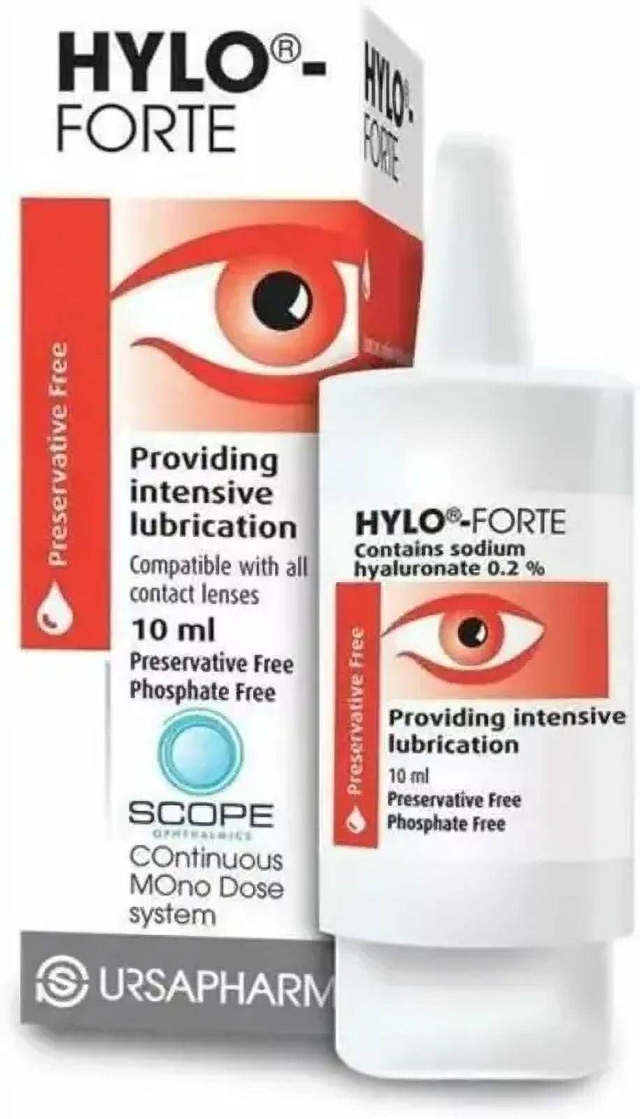 BelleElite Hylo Forte Eye Drops 10ml E | # Catalogs PE733 - Walmart.com