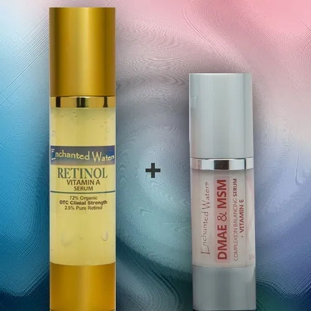 BelleElite Retinol 2.5% 2oz Plus DMAE MSM 1oz Vitamin A + E Anti Aging Wrinkle Serum Cream ...