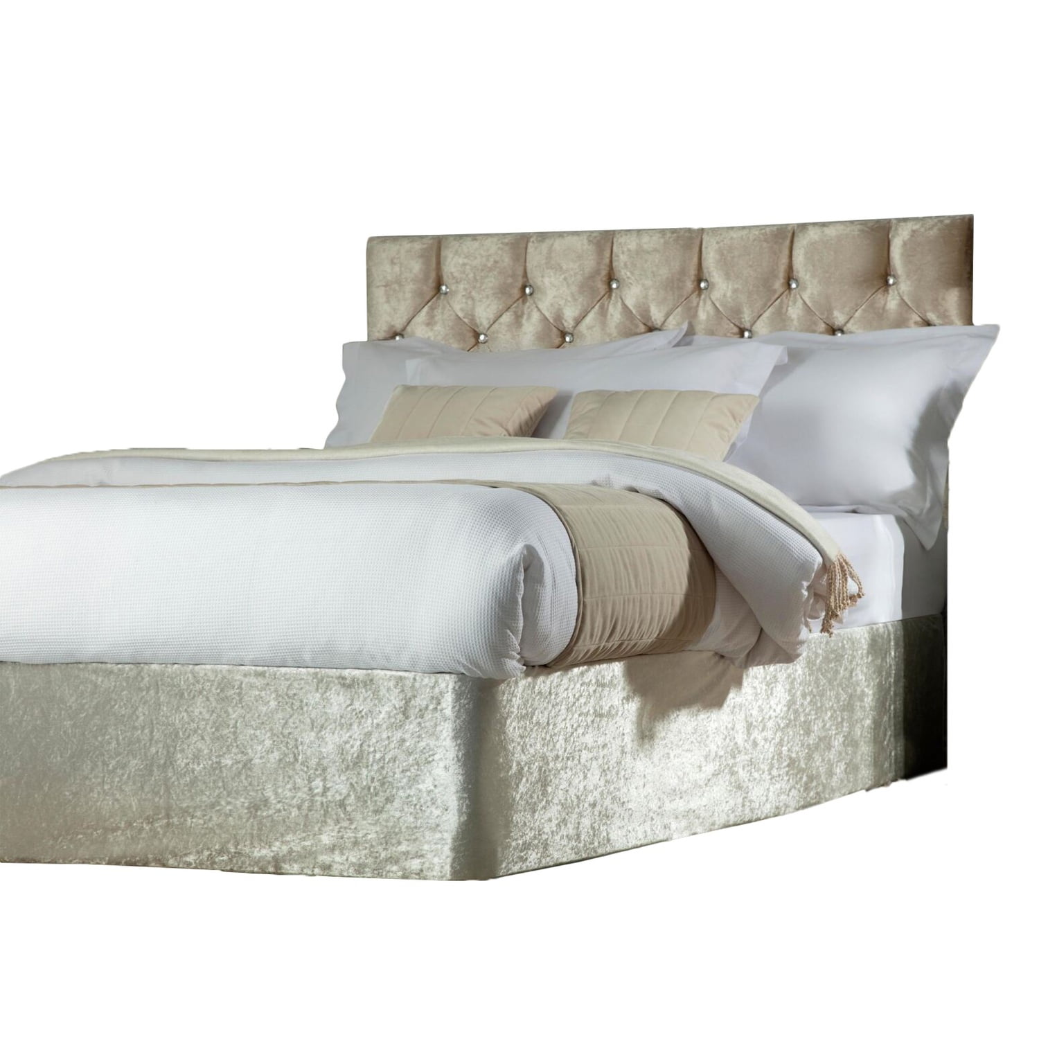 Belledorm Divan Crushed Velvet Base Wrap - Walmart.com
