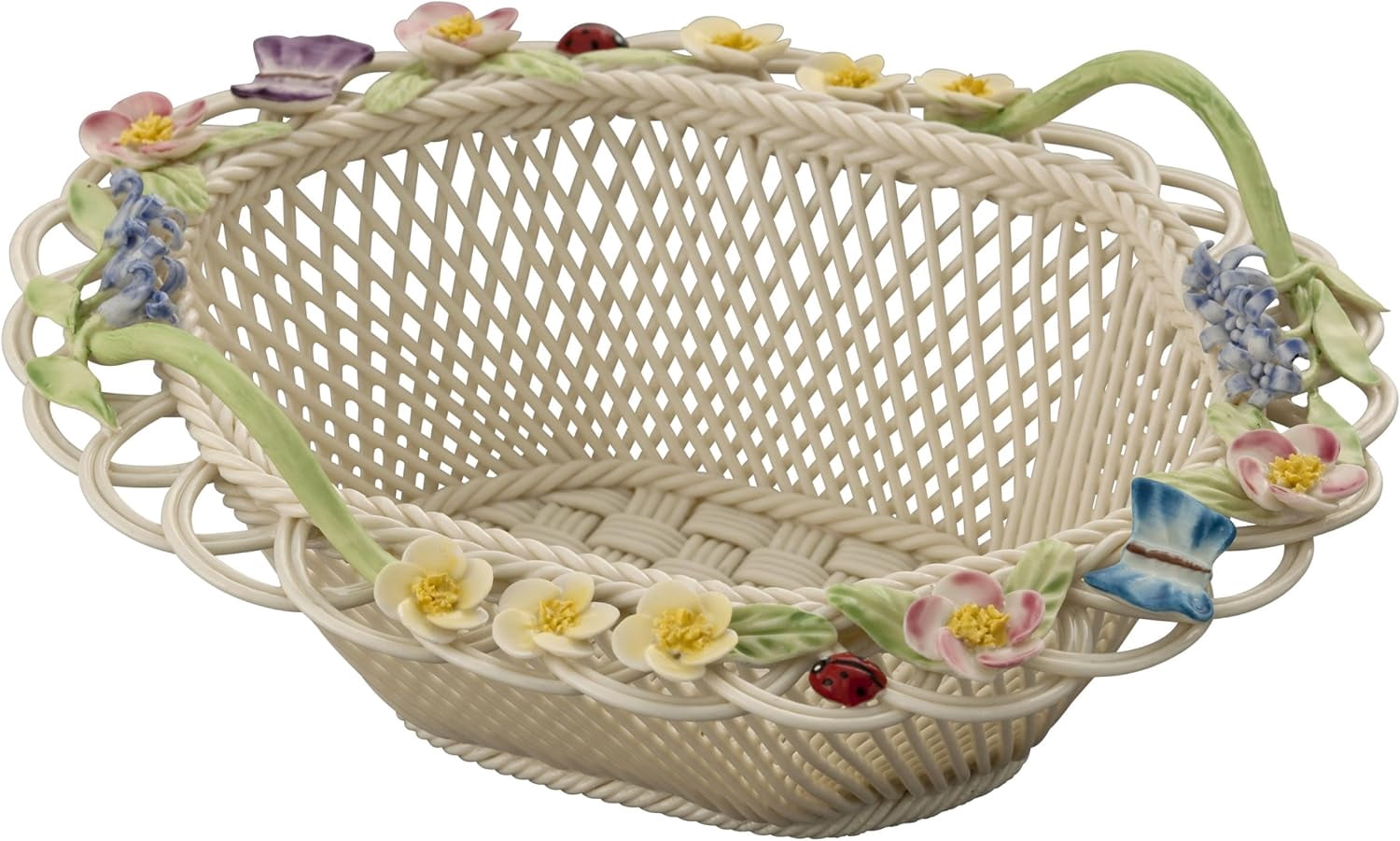 Belleek Blue Bell Basket - Walmart.com