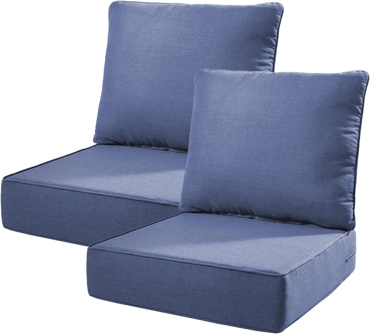 Bellefurn Outdoor Deep Seat Cushion 24 X 24 X 6 inch for Patio ...