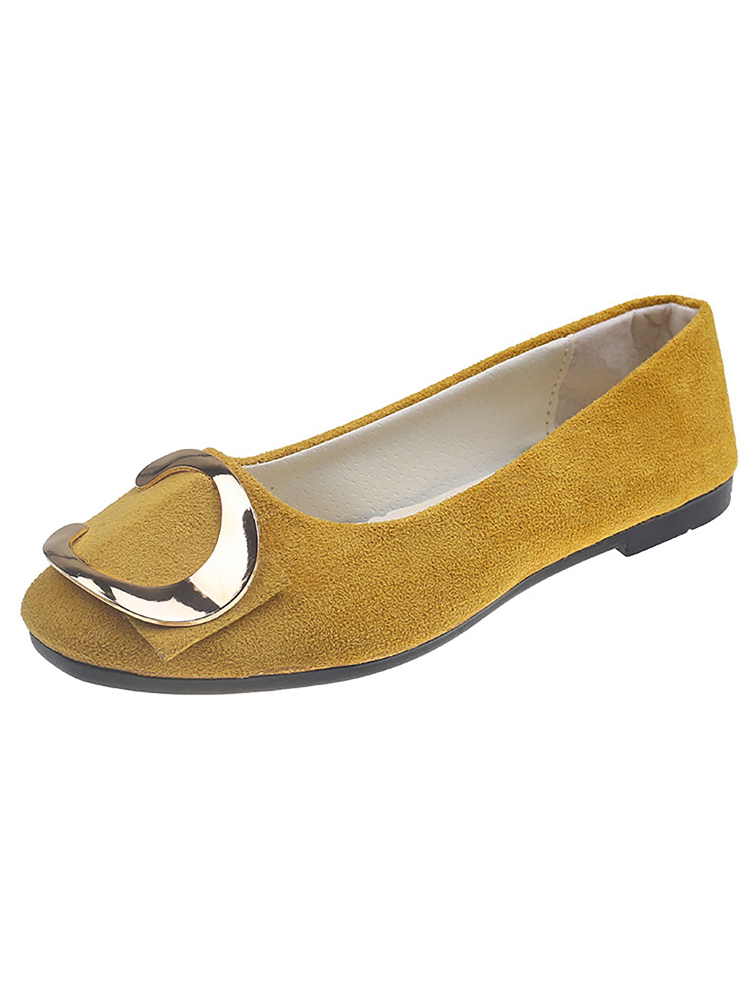 Bellella Women Flats Square Toe Flat Shoes Comfort Casual Shoe Faux ...