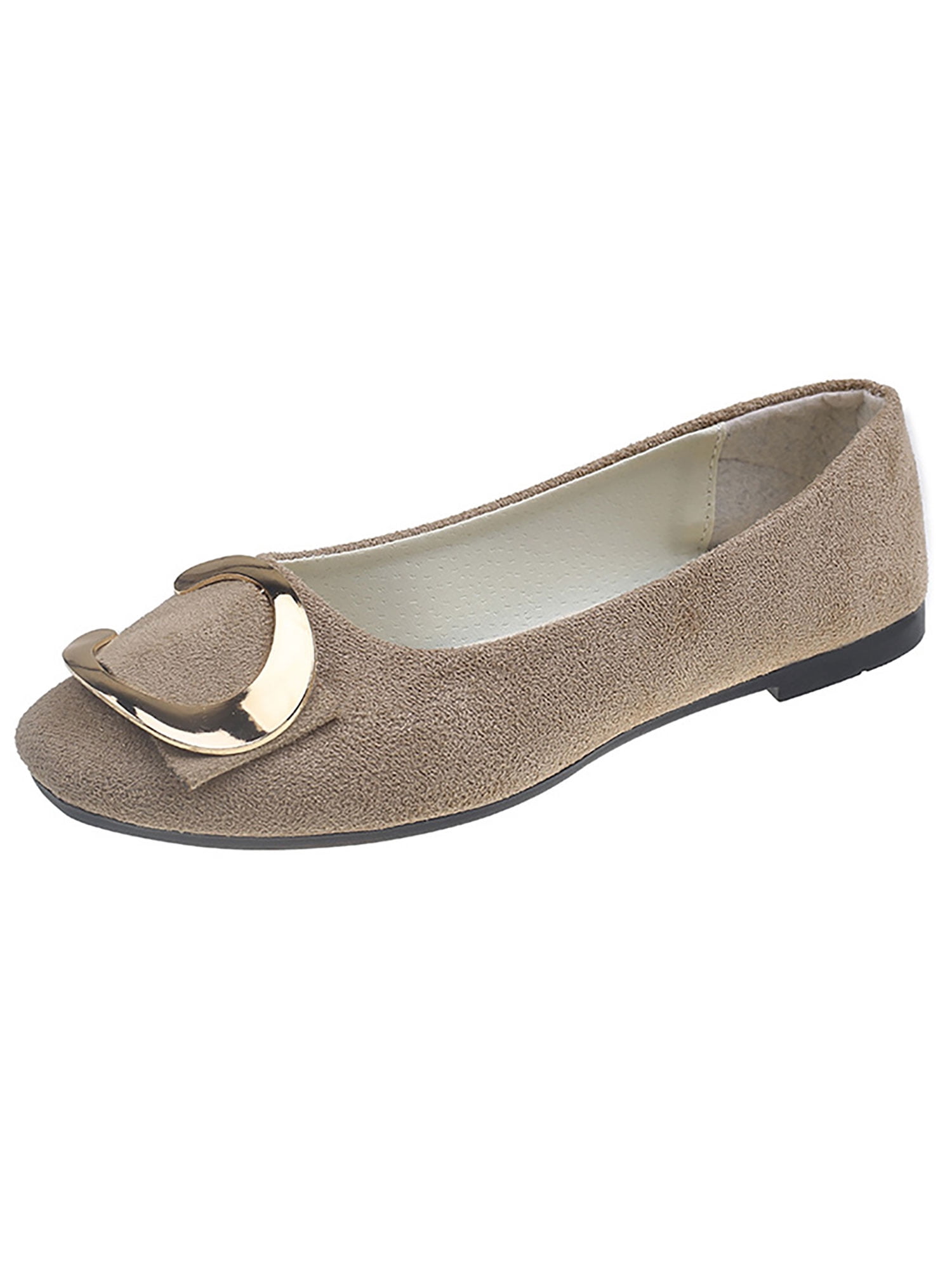 Bellella Women Flats Square Toe Flat Shoes Comfort Casual Shoe Faux ...