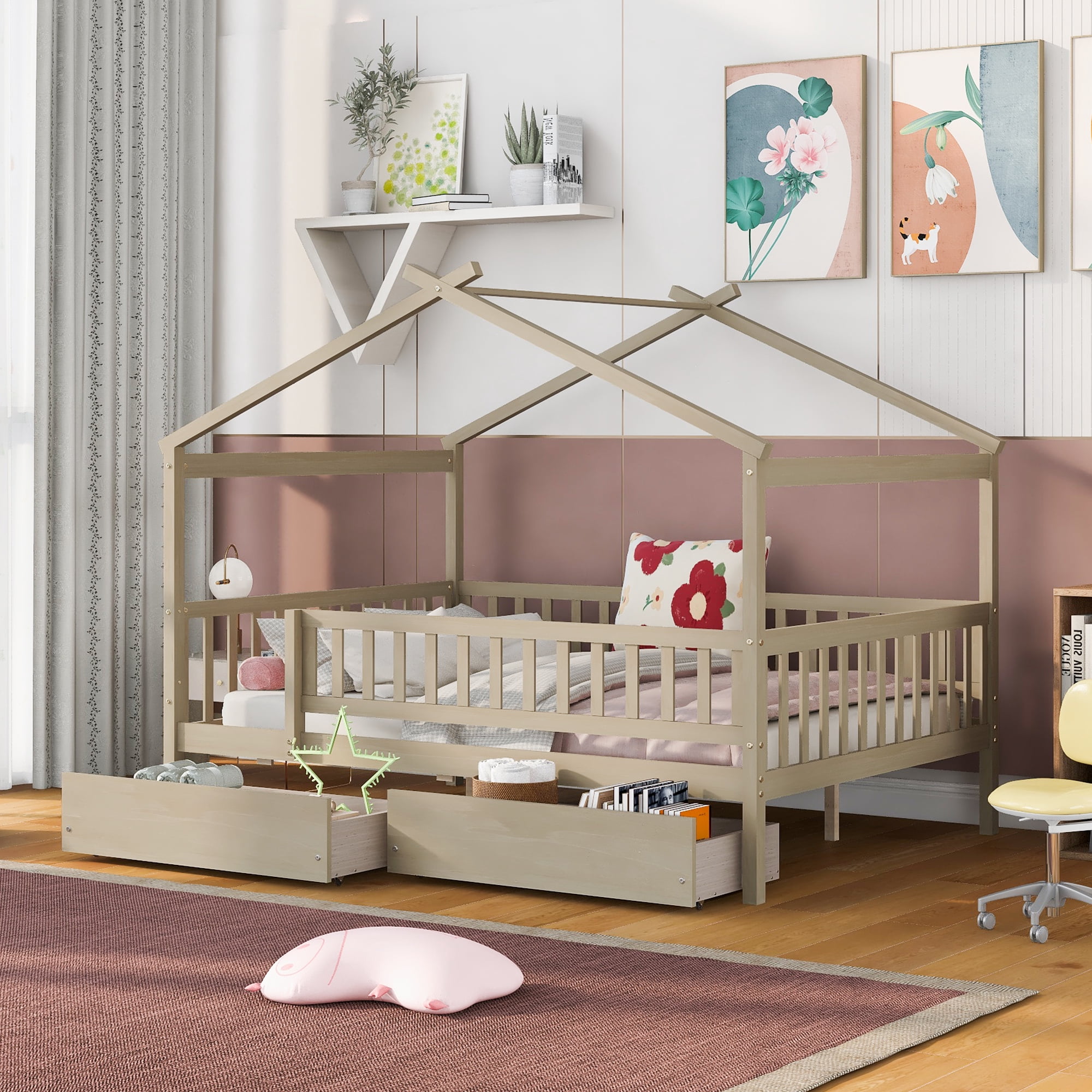 Full Size House Bed