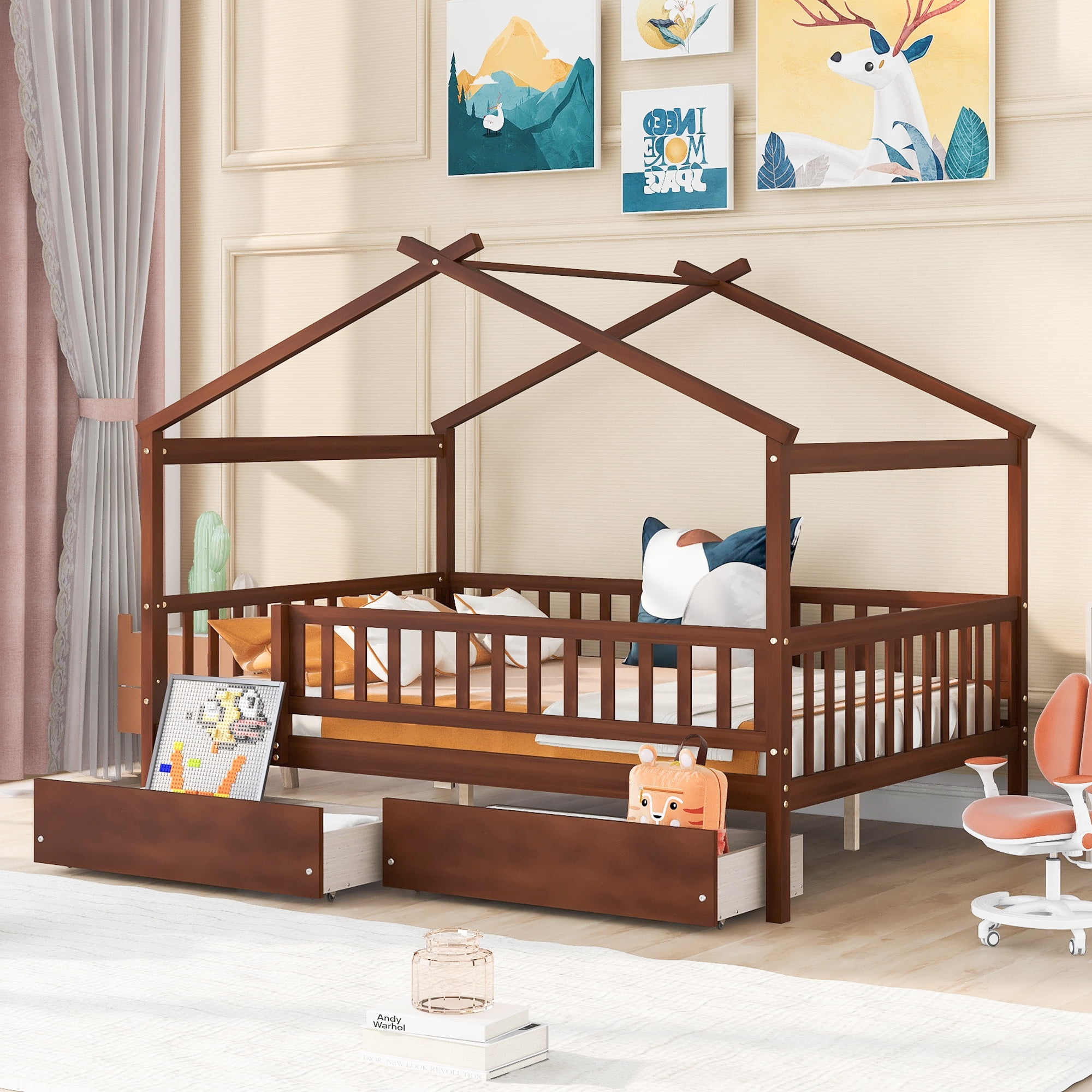 Full Size House Bed