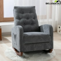 Accent Upholstered Rocking Chair, Modern Rocker Glider Chair for Kids ...